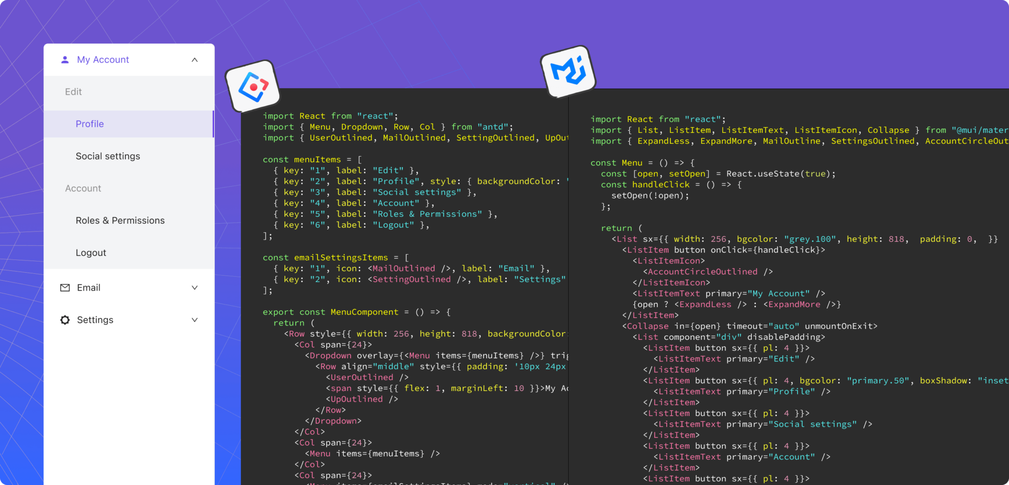 Transform any Figma design into high-quality MUI or AntD code with Anima - Anima Blog